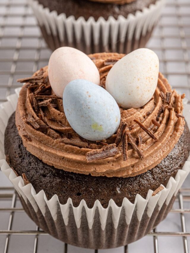 Mini Eggs Chocolate Cupcakes - Together as Family