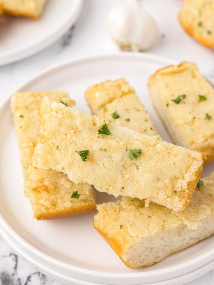 Parmesan Garlic Bread - Together as Family