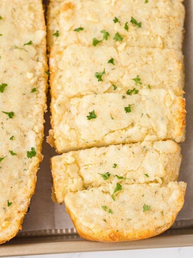 Parmesan Garlic Bread - Together as Family