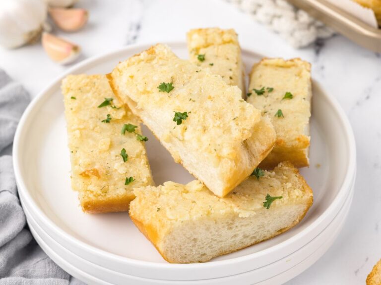 Parmesan Garlic Bread - Together as Family