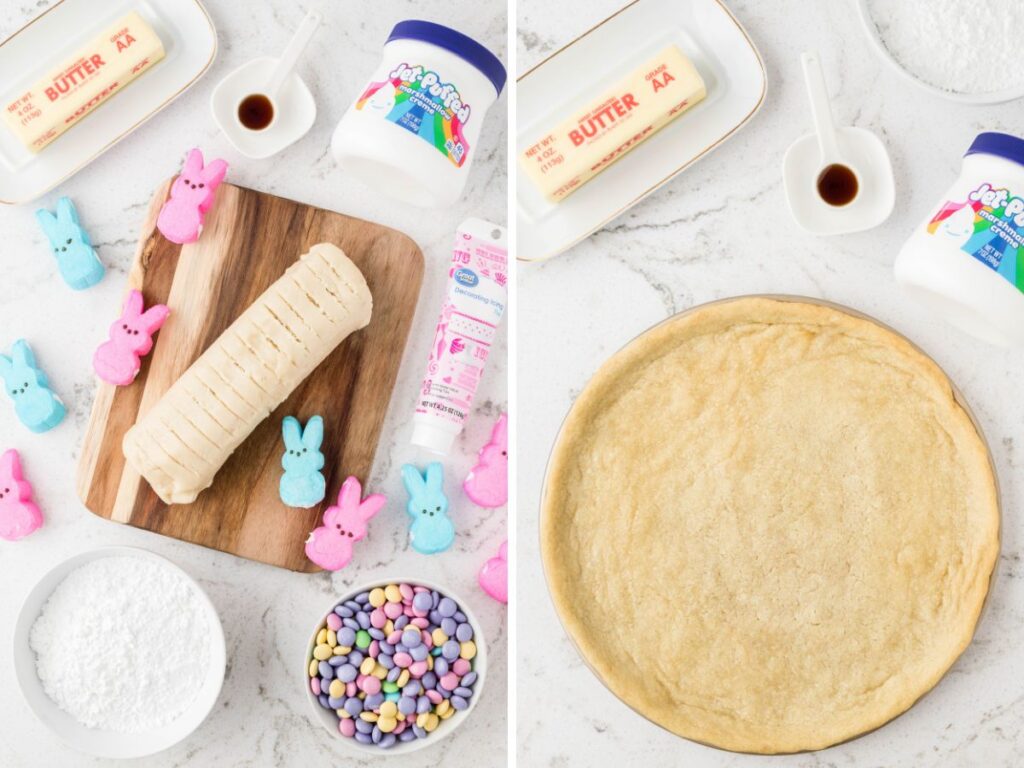 Peeps Cookie Pizza - Together as Family