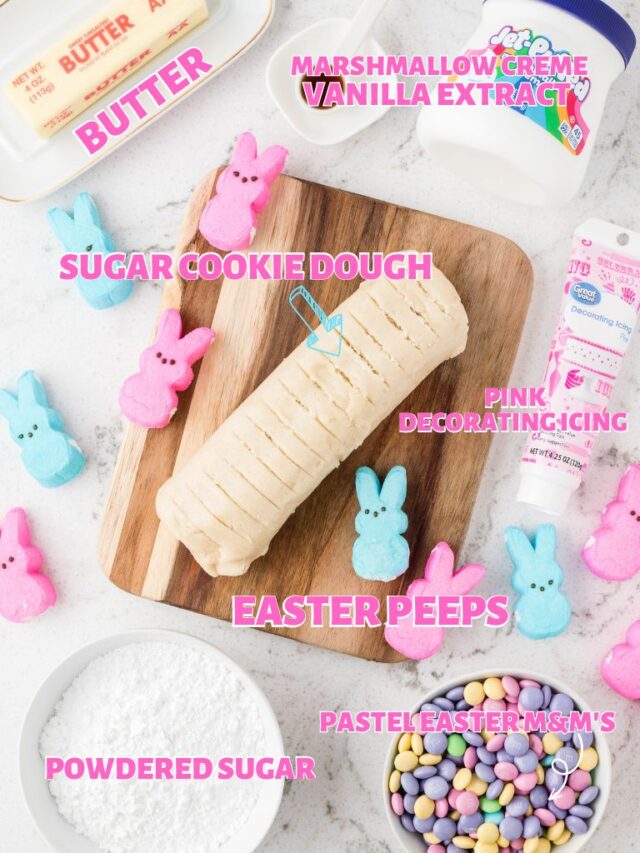 Peeps Cookie Pizza - Together as Family