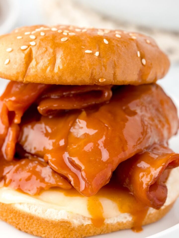 Quick BBQ Ham Sandwiches - Together as Family