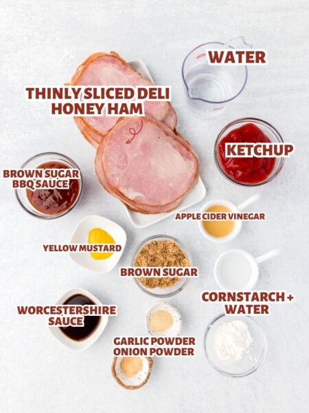 Quick BBQ Ham Sandwiches - Together as Family