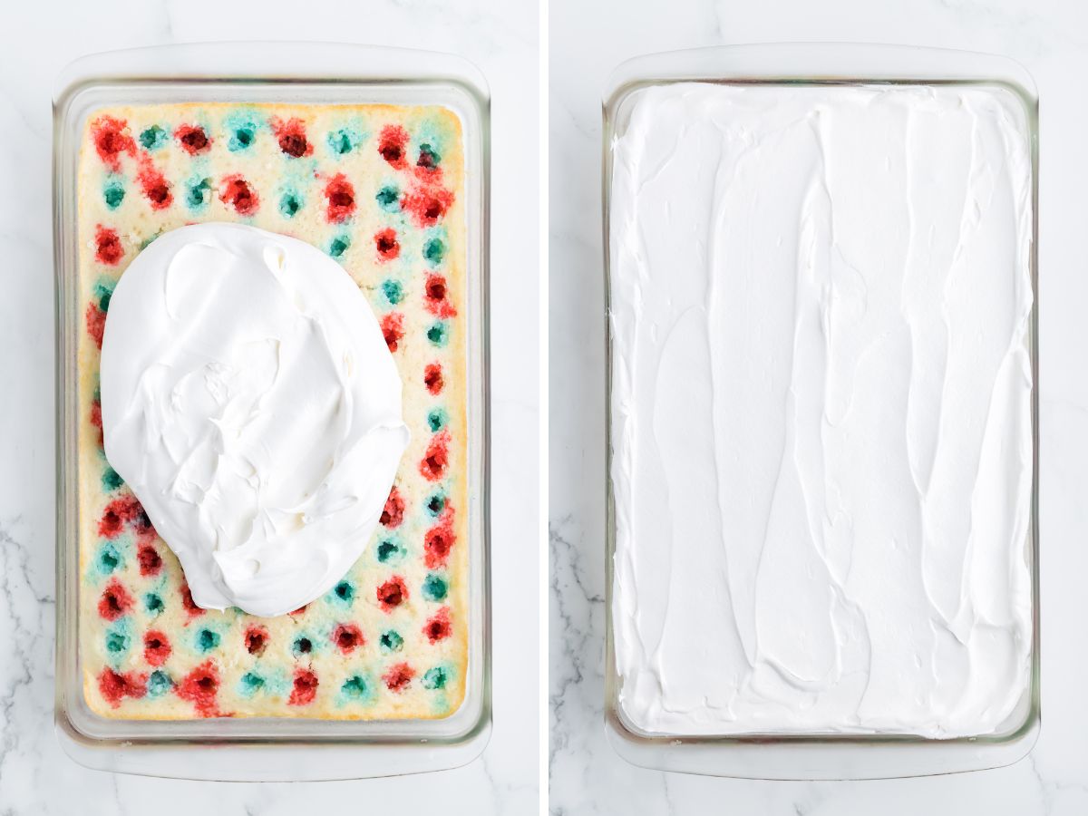 4th of July Jello Cake - Together as Family