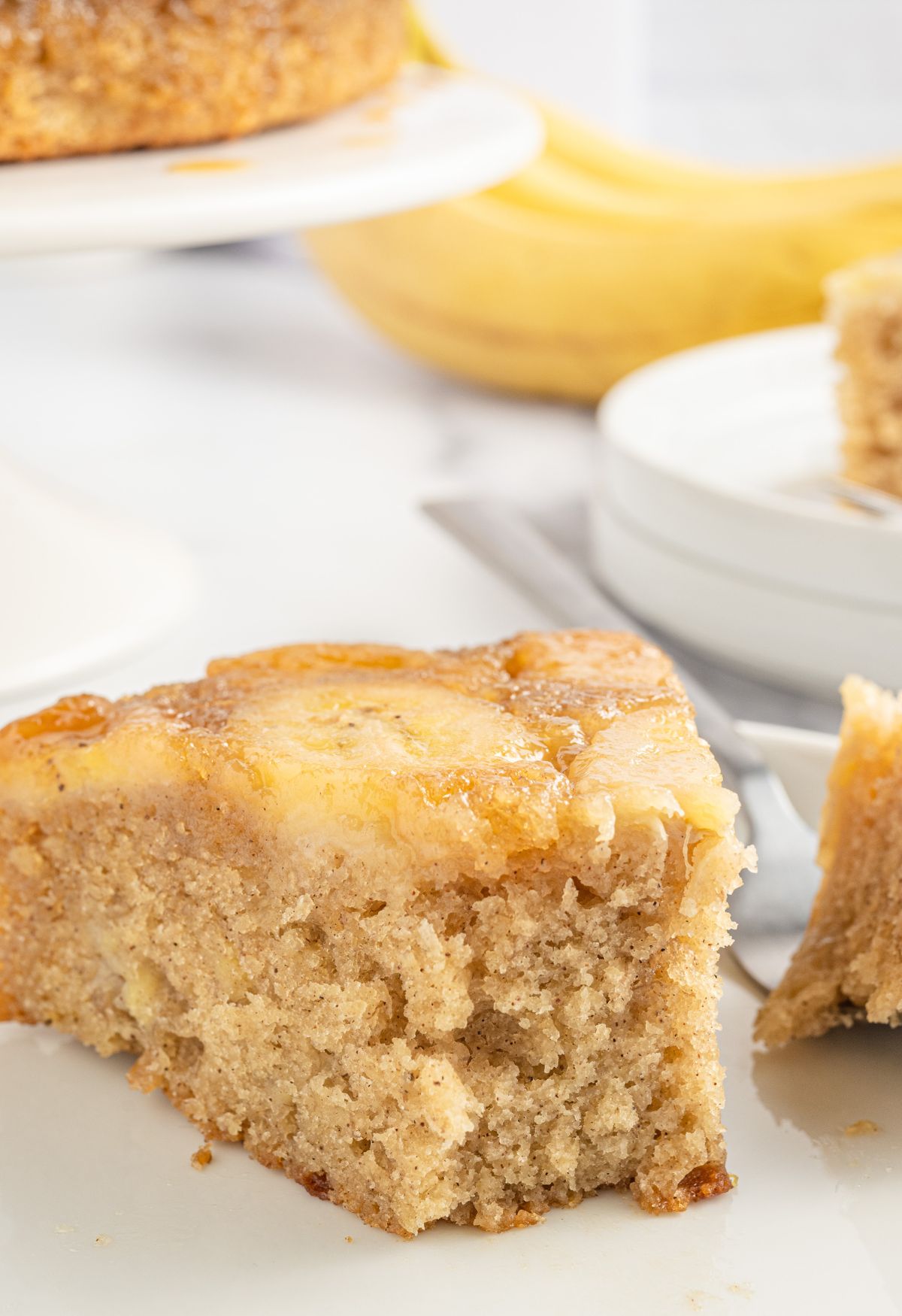 Banana Upside Down Cake - Together as Family