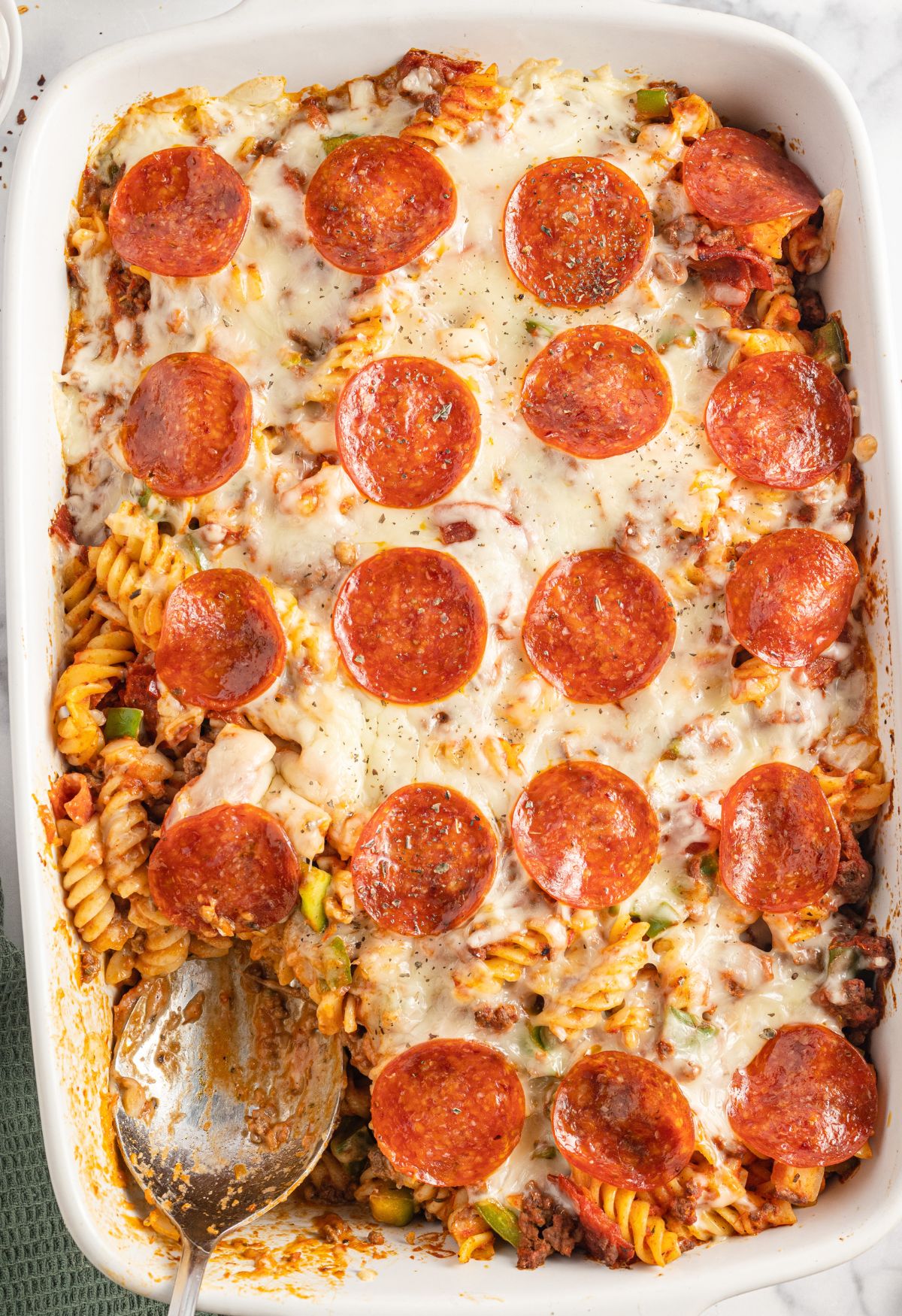 Pizza Pasta Casserole - Together as Family