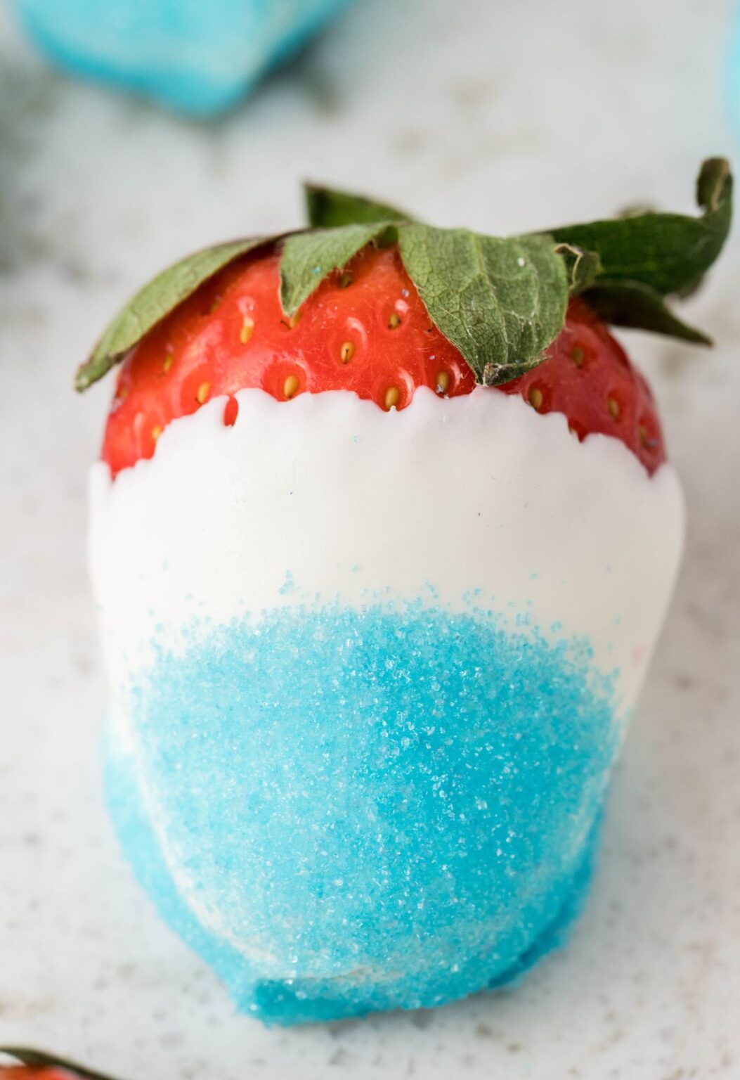 Red White and Blue Strawberries - Together as Family