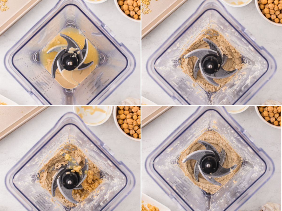Roasted Garlic Hummus - Together as Family