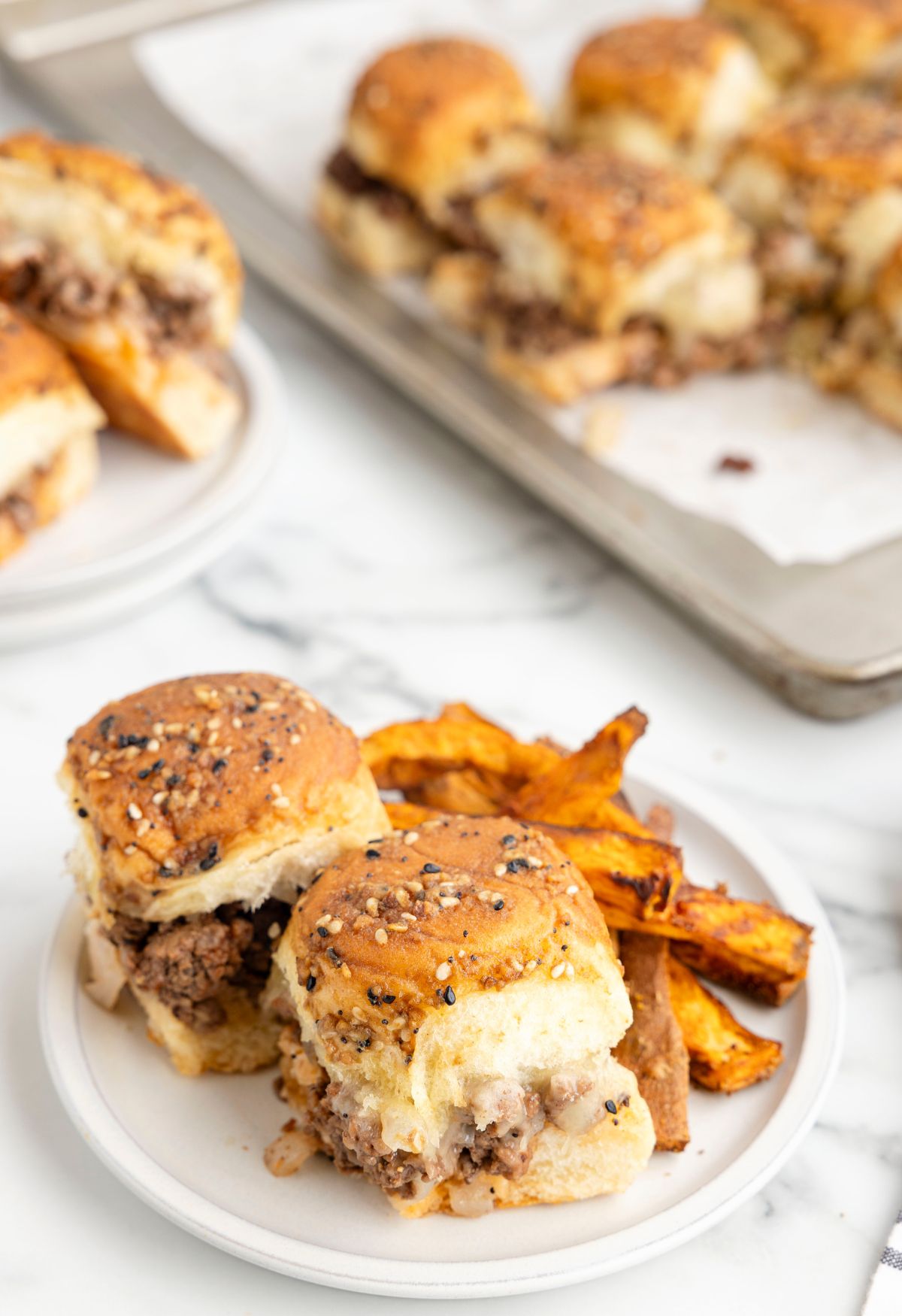 Cheeseburger Sliders - Together as Family