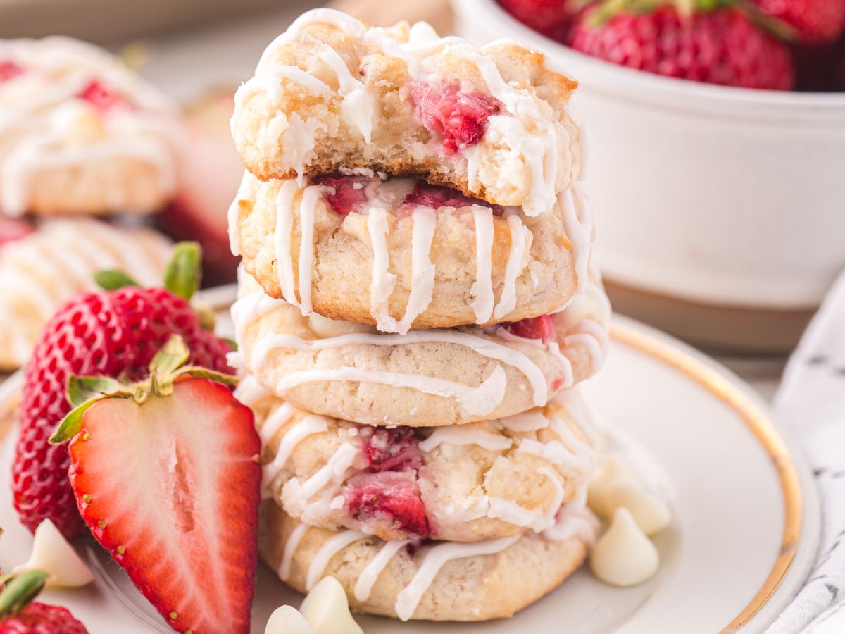 Strawberry Shortcake Cookies - Together as Family