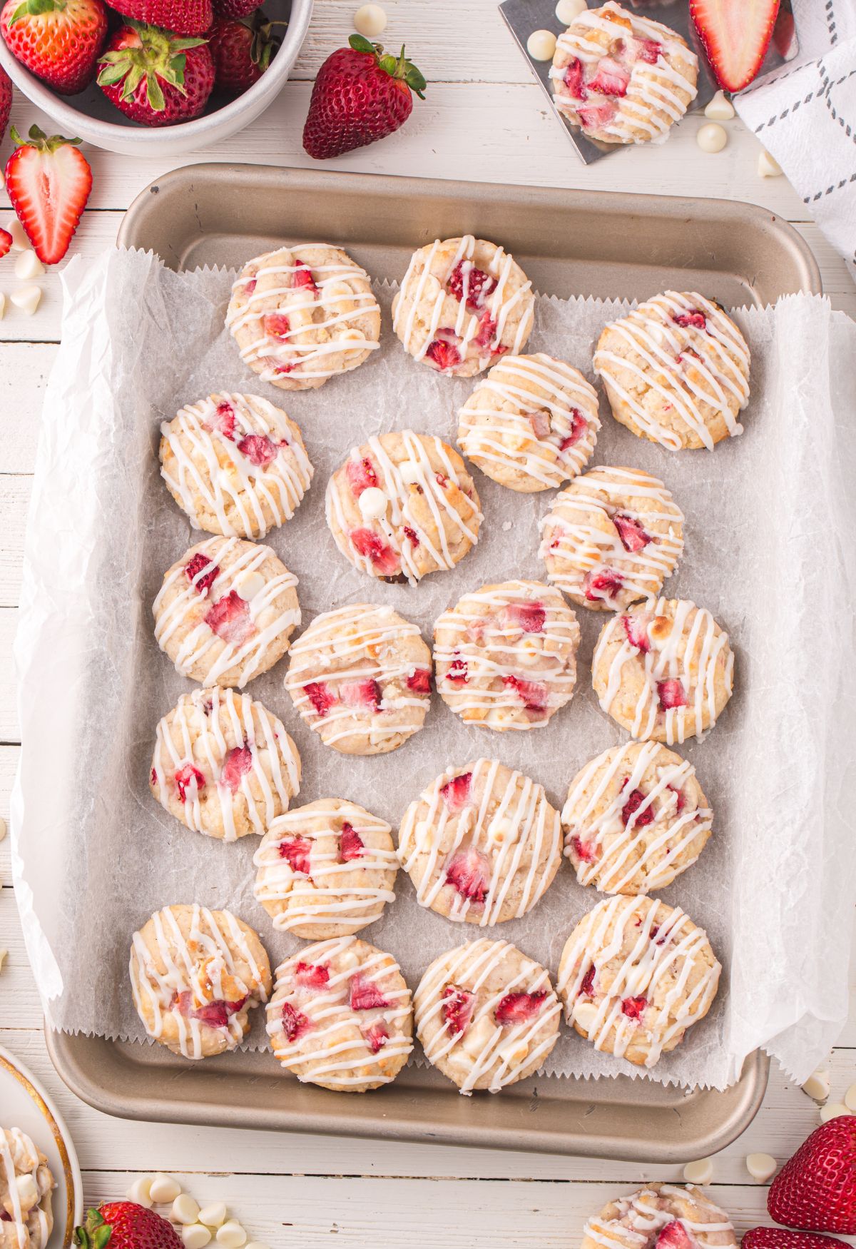 Strawberry Shortcake Cookies - Together as Family