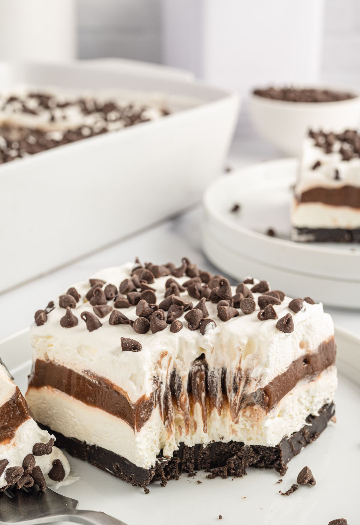 Chocolate Lush Dessert Recipe - Together as Family