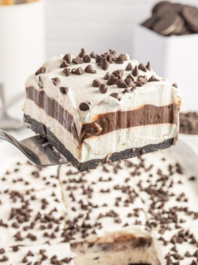 Chocolate Lush Dessert - Together as Family