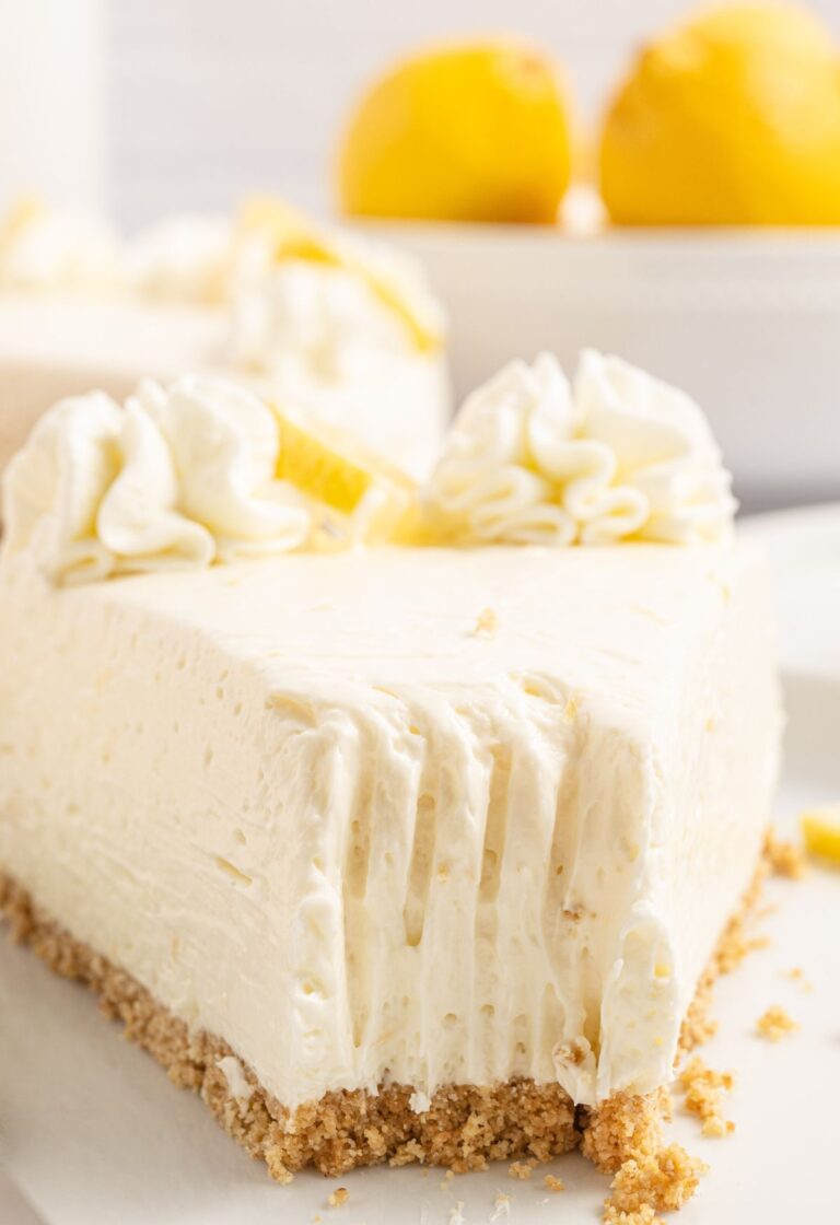No Bake Lemon Cheesecake - Together as Family