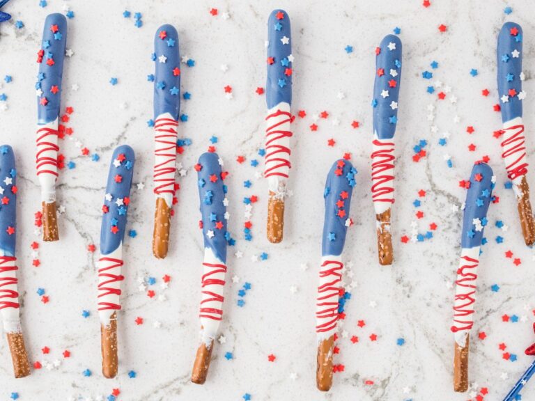 Patriotic Pretzel Rods - Together as Family