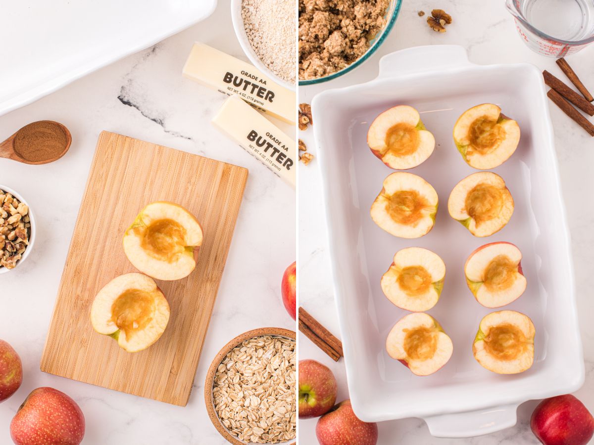 Cinnamon Streusel Baked Apples Recipe - Together as Family