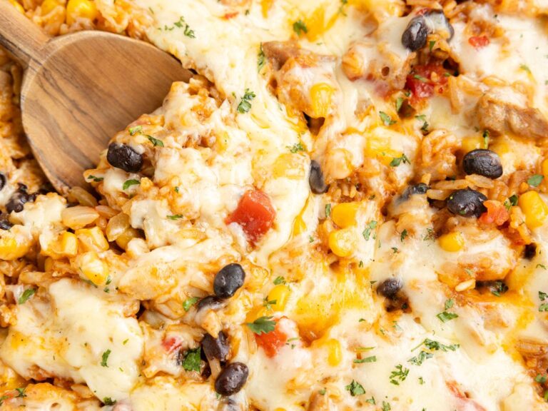 Cheesy Chicken Taco Rice (One Pot Recipe) - Together as Family