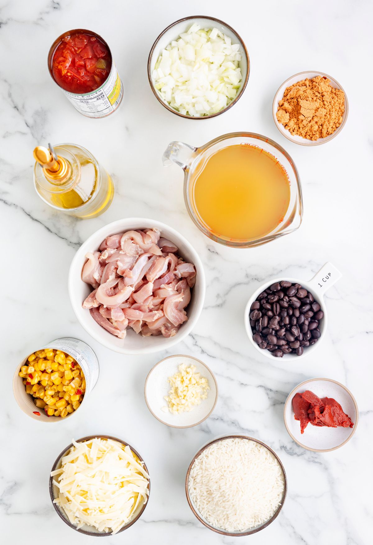 Cheesy Chicken Taco Rice (One Pot Recipe) - Together as Family