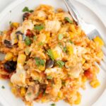 Cheesy Chicken Taco Rice (One Pot Recipe) - Together as Family