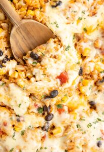 Cheesy Chicken Taco Rice (One Pot Recipe) - Together as Family