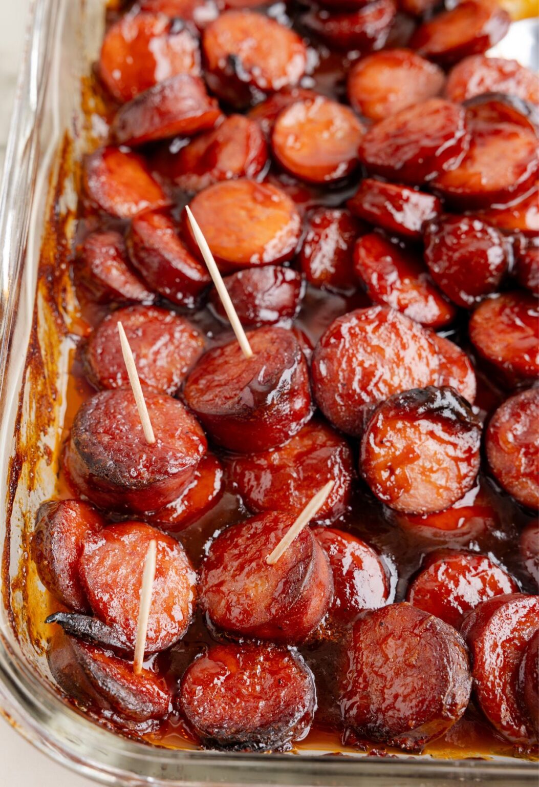 BBQ Sausage Bites (Only 4 Ingredients!) - Together as Family