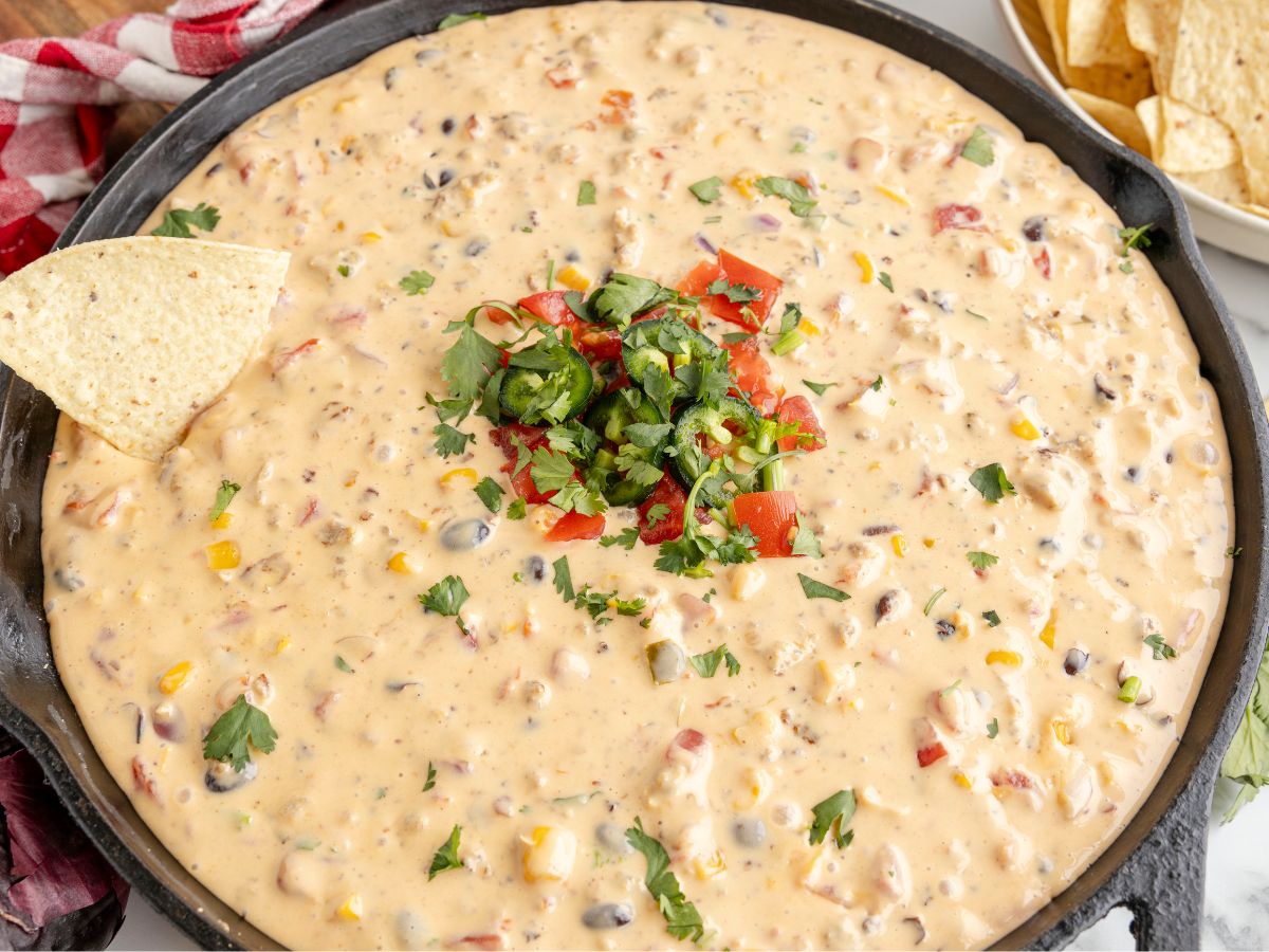 Ultimate Cowboy Queso (Loaded Cheesy Dip Recipe) - Together as Family