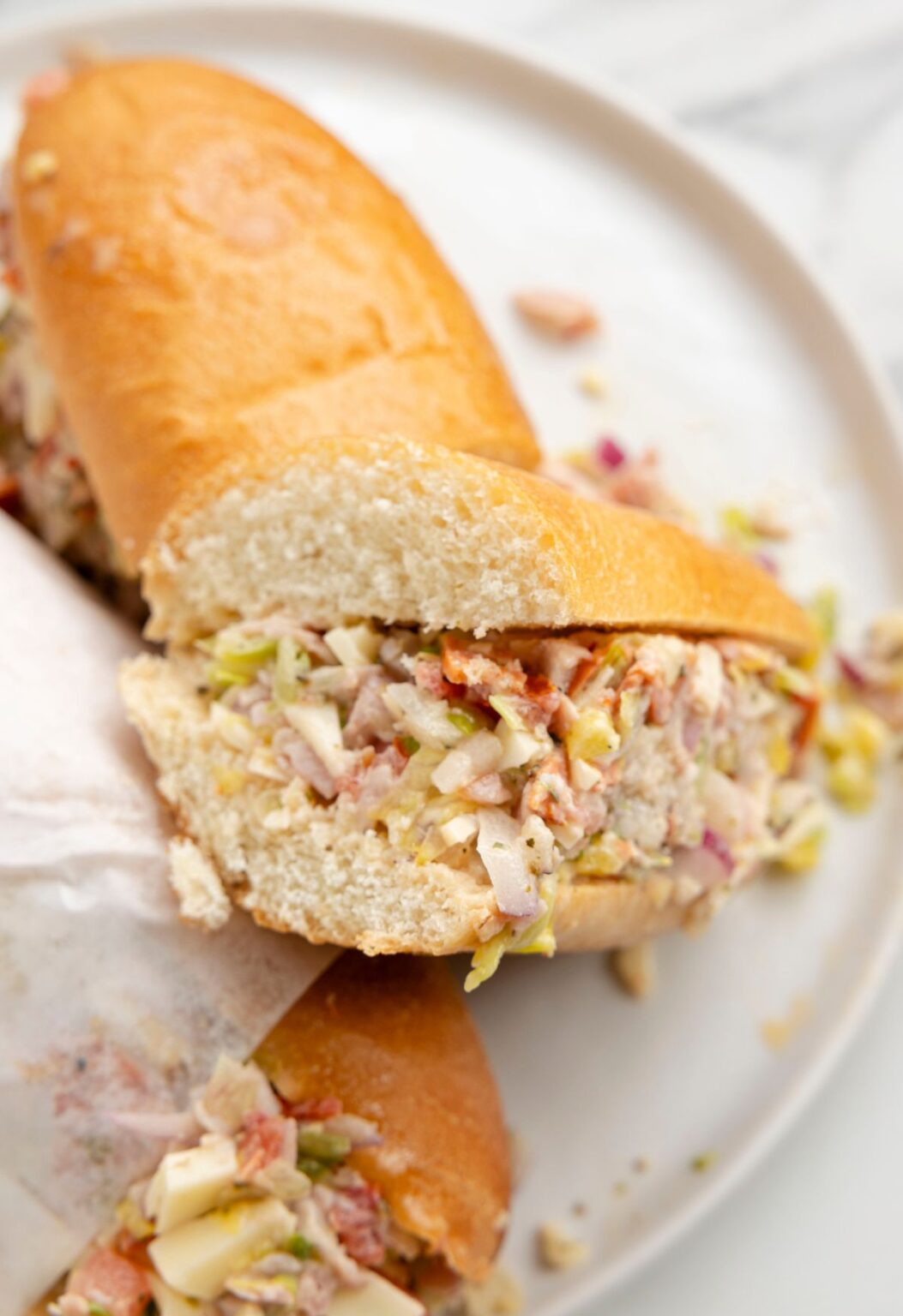 TikTok Viral Chopped Italian Sub Sandwich Recipe - Together as Family