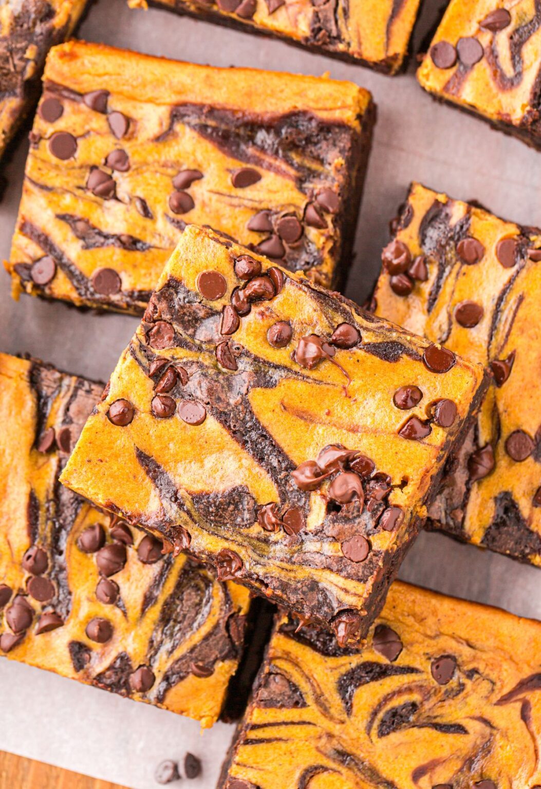 Easy Pumpkin Cheesecake Brownies (Fall Dessert Recipe) - Together as Family