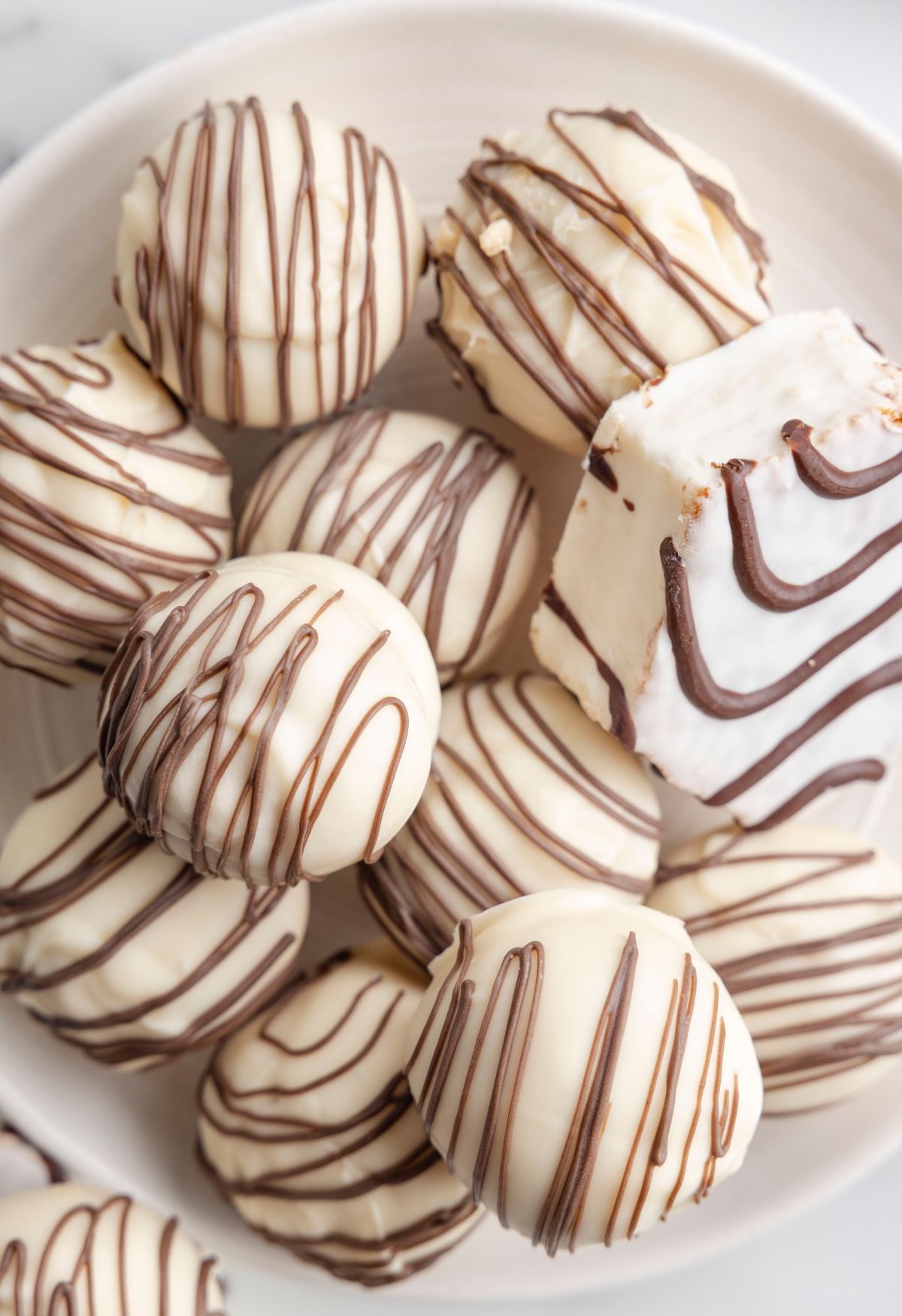 Zebra Cake Balls - Together as Family