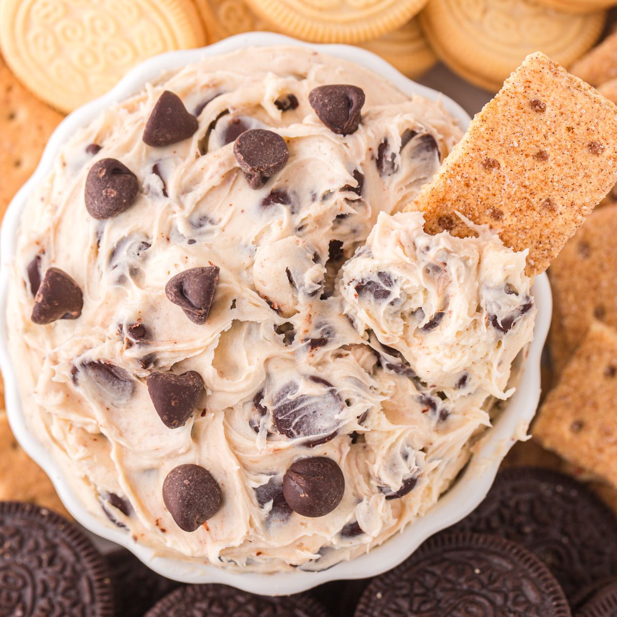 Easy Chocolate Chip Cookie Dough Dip Recipe - Together as Family