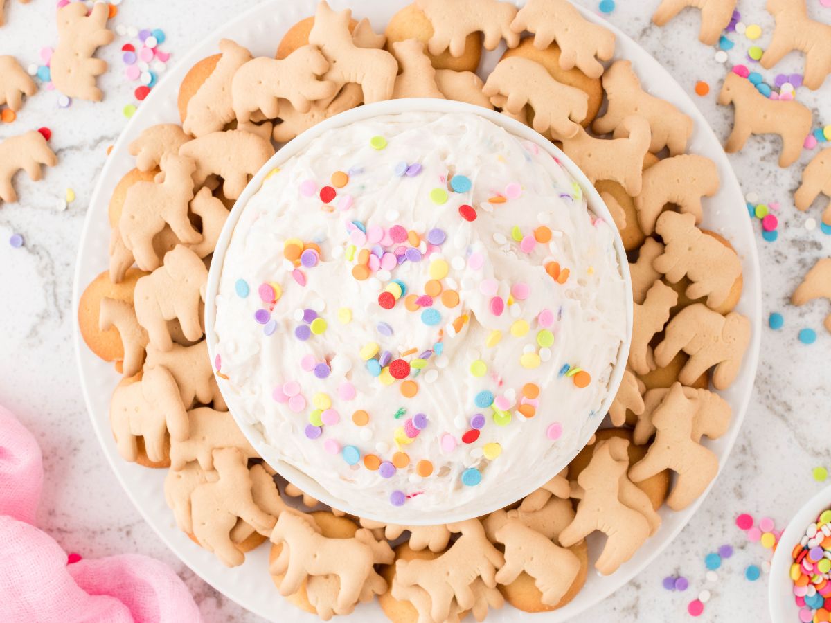 Easy Funfetti Dip Recipe (Dunkaroo Cake Batter Dip) - Together as Family