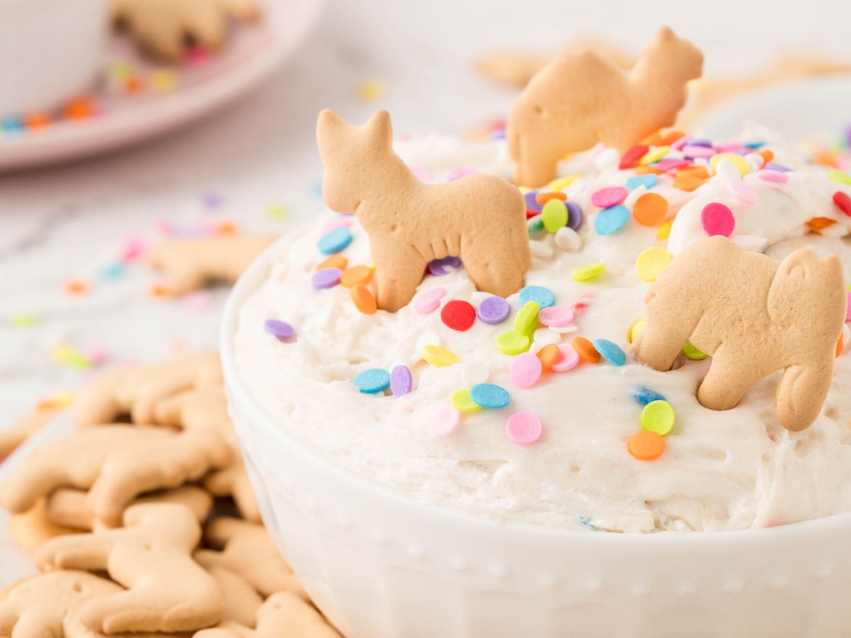 Easy Funfetti Dip Recipe (Dunkaroo Cake Batter Dip) - Together as Family