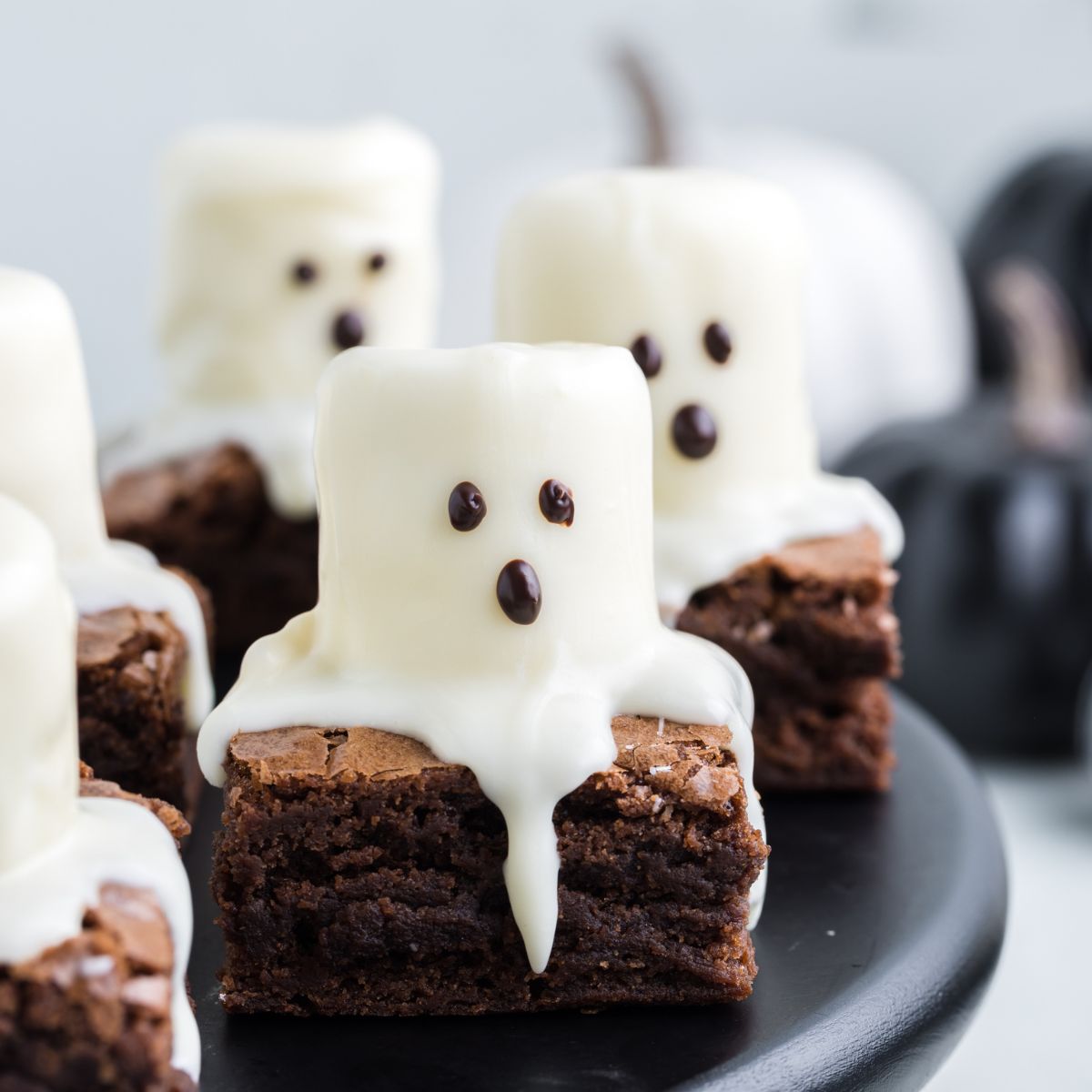 Ghost Brownies (Halloween Brownies Recipe) - Together as Family