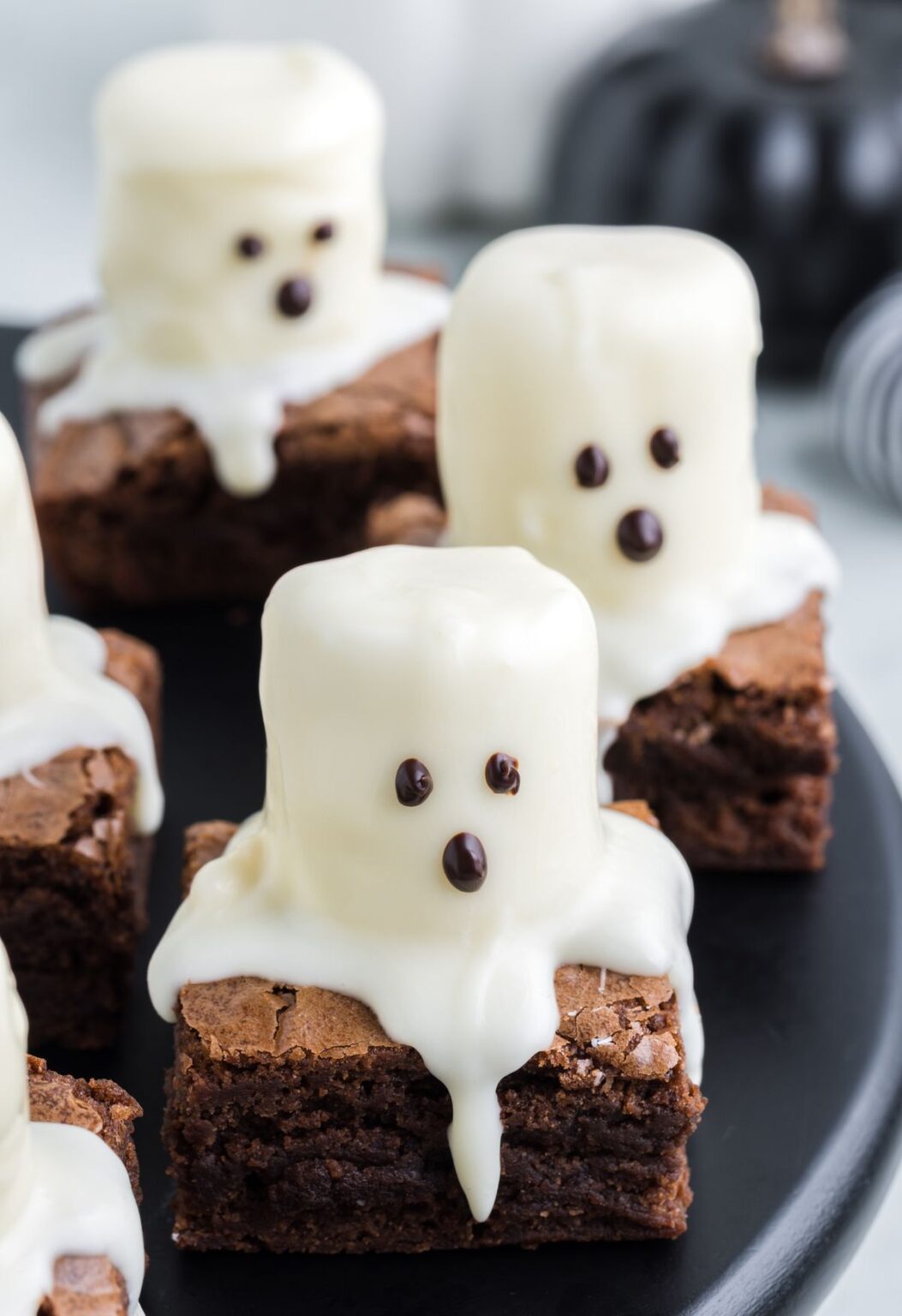 Ghost Brownies (Halloween Brownies Recipe) - Together as Family