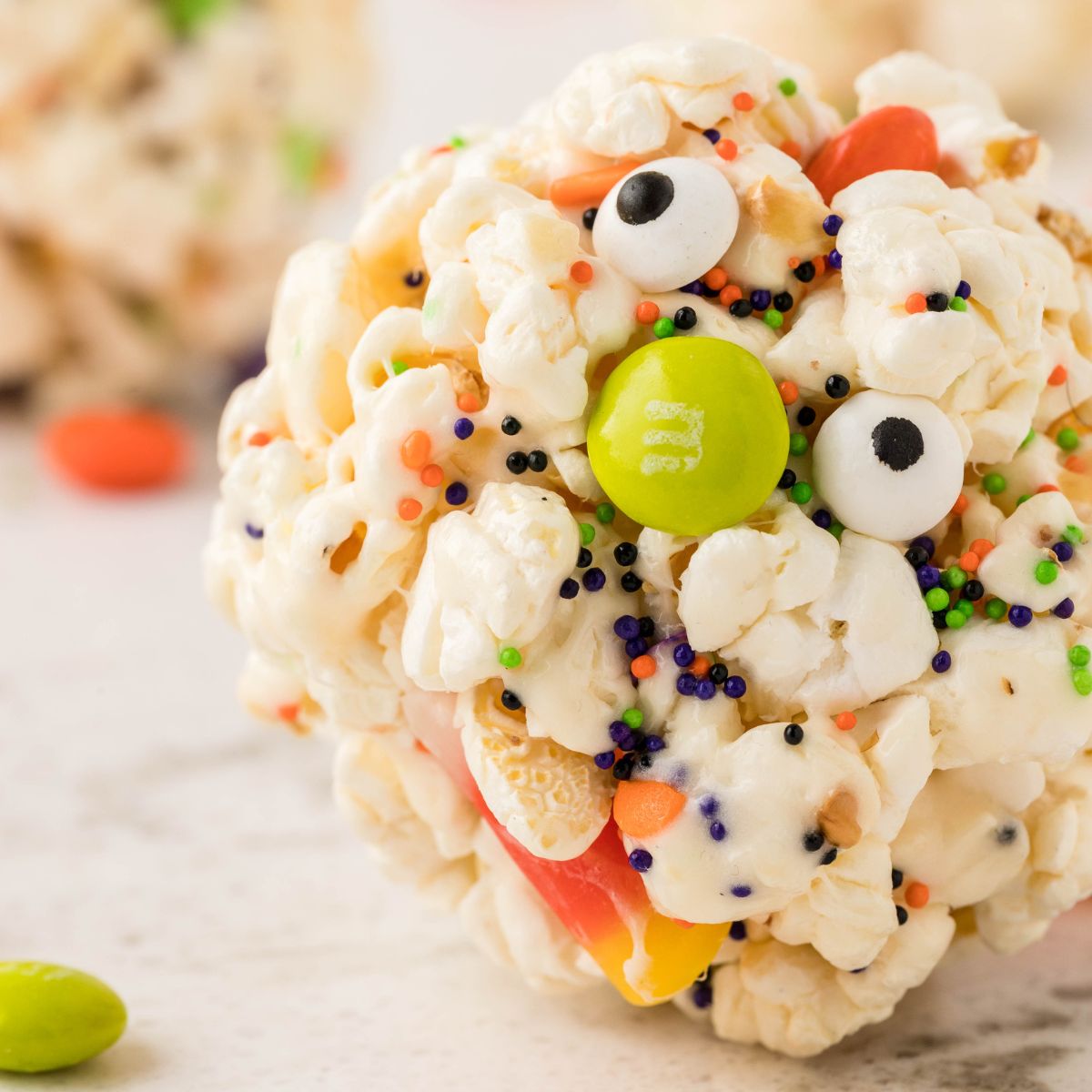 Halloween Popcorn Balls - Together as Family