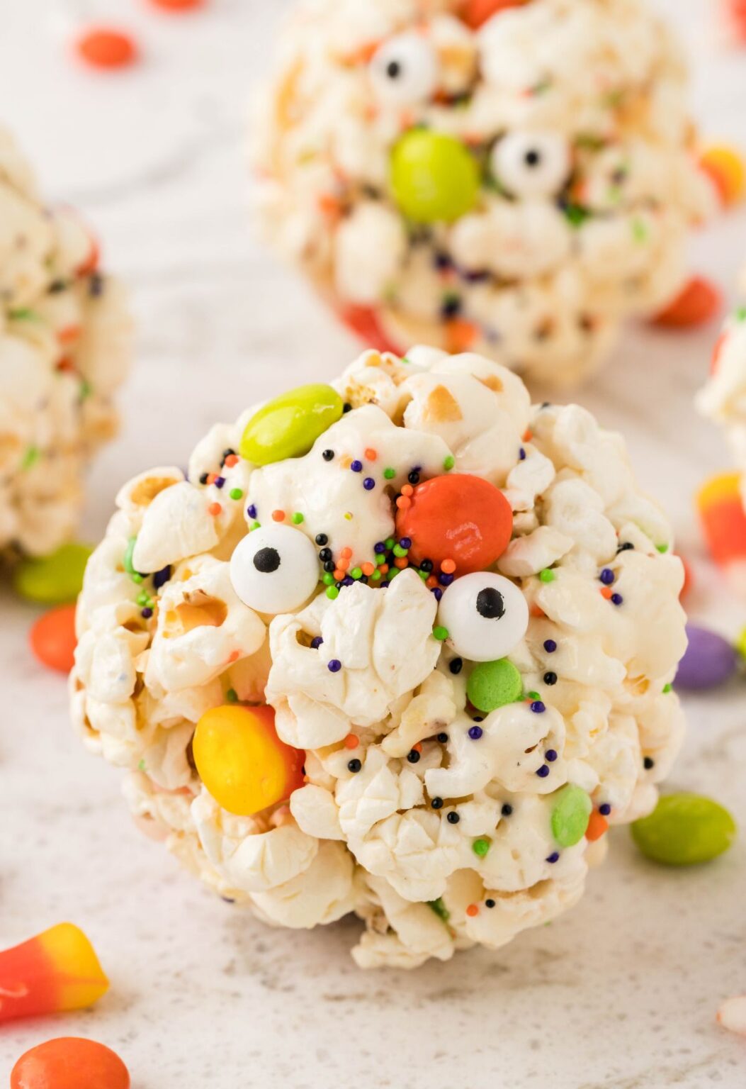 Halloween Popcorn Balls - Together as Family