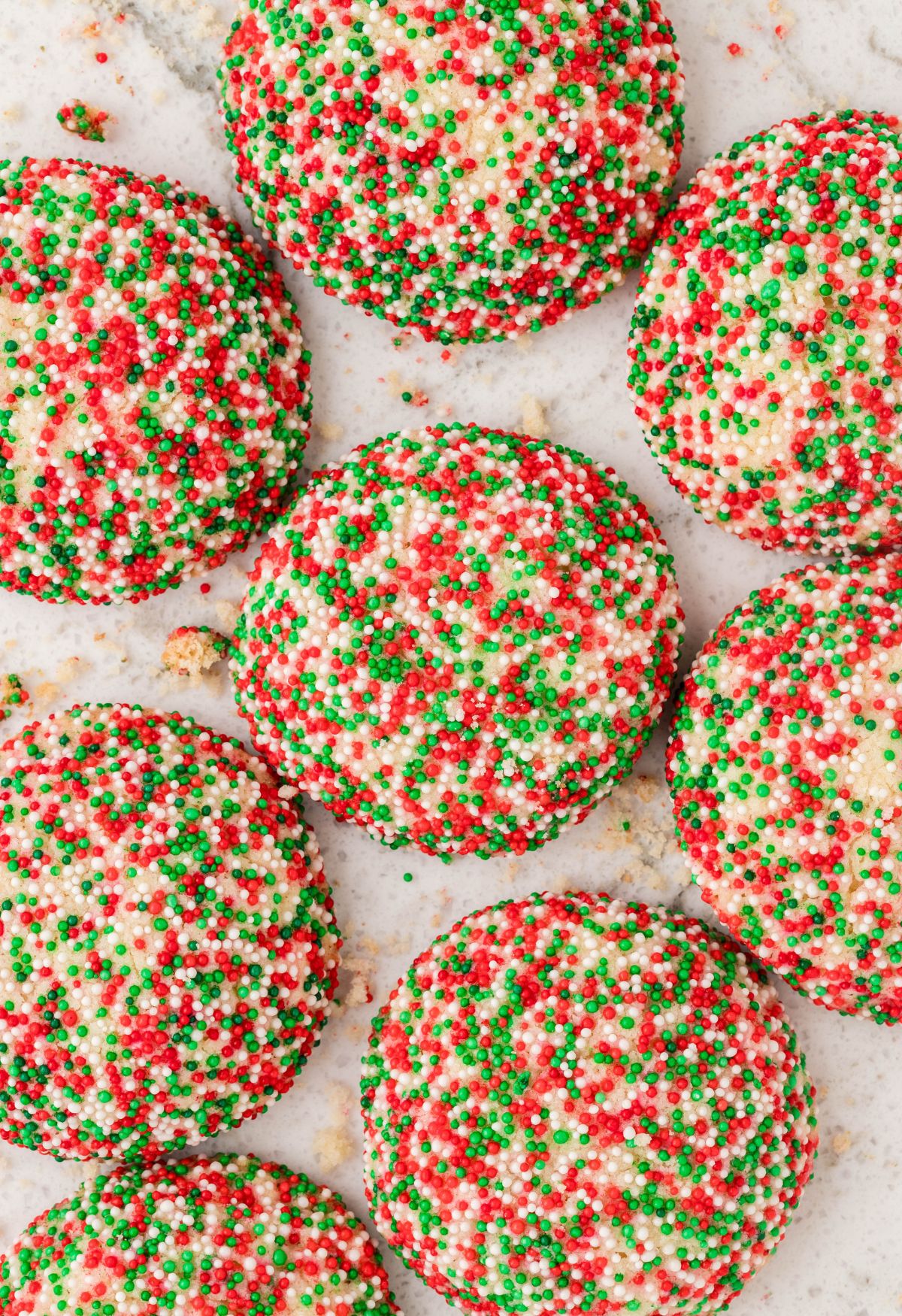 Christmas Sprinkle Cookies - Together as Family