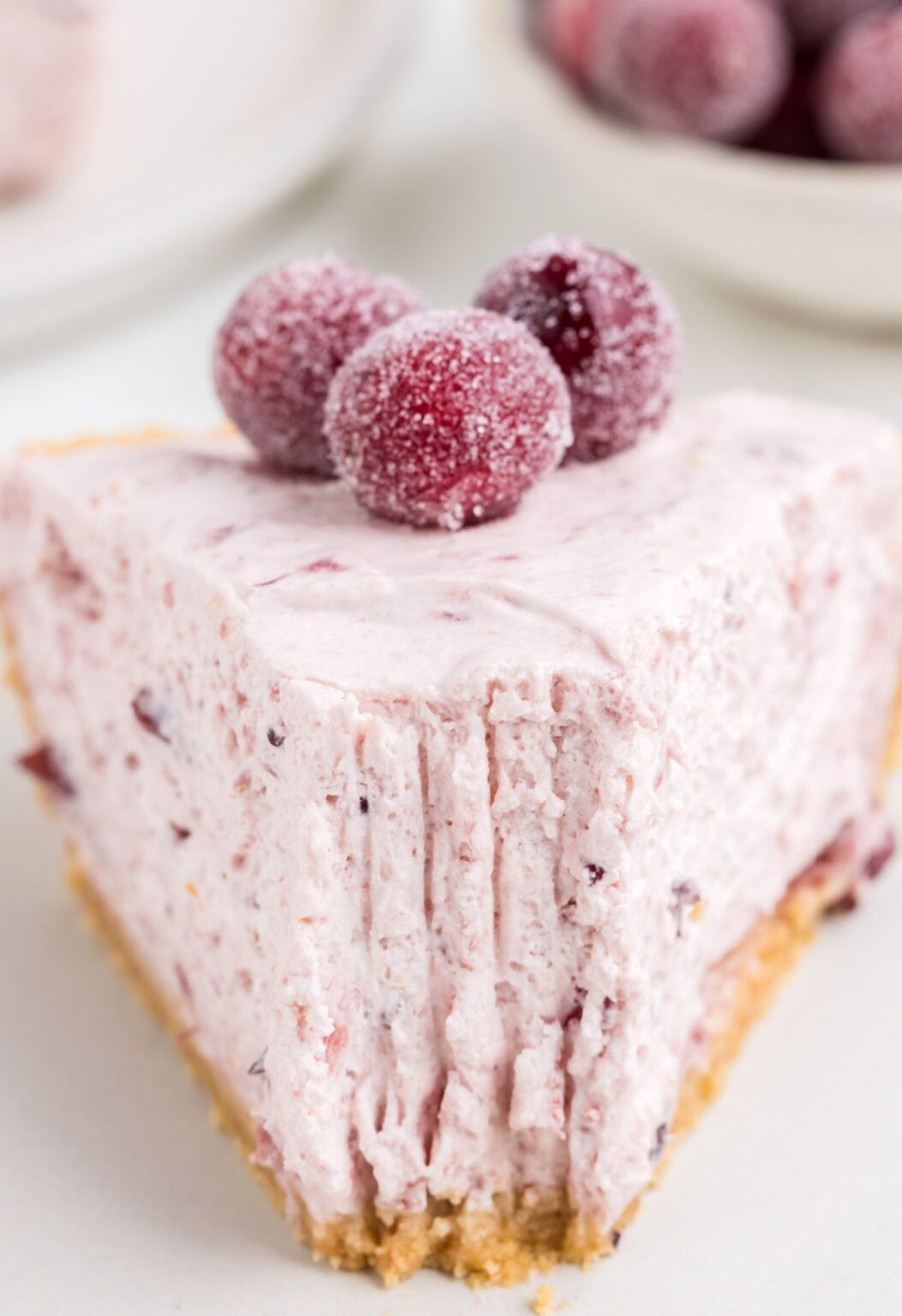 Easy No Bake Cranberry Fluff Pie - Together as Family