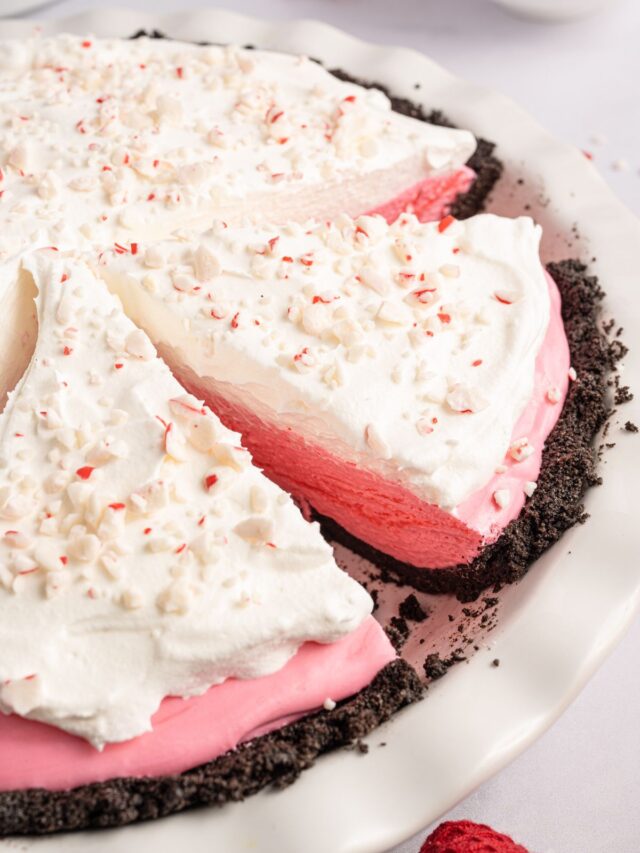 Candy Cane Pie Peppermint Pie - Together as Family