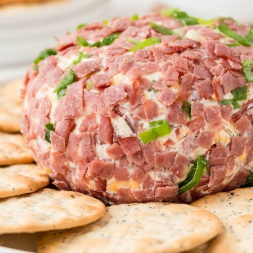 Dried Beef Cheese Ball (Chipped Beef Cheeseball) - Together as Family