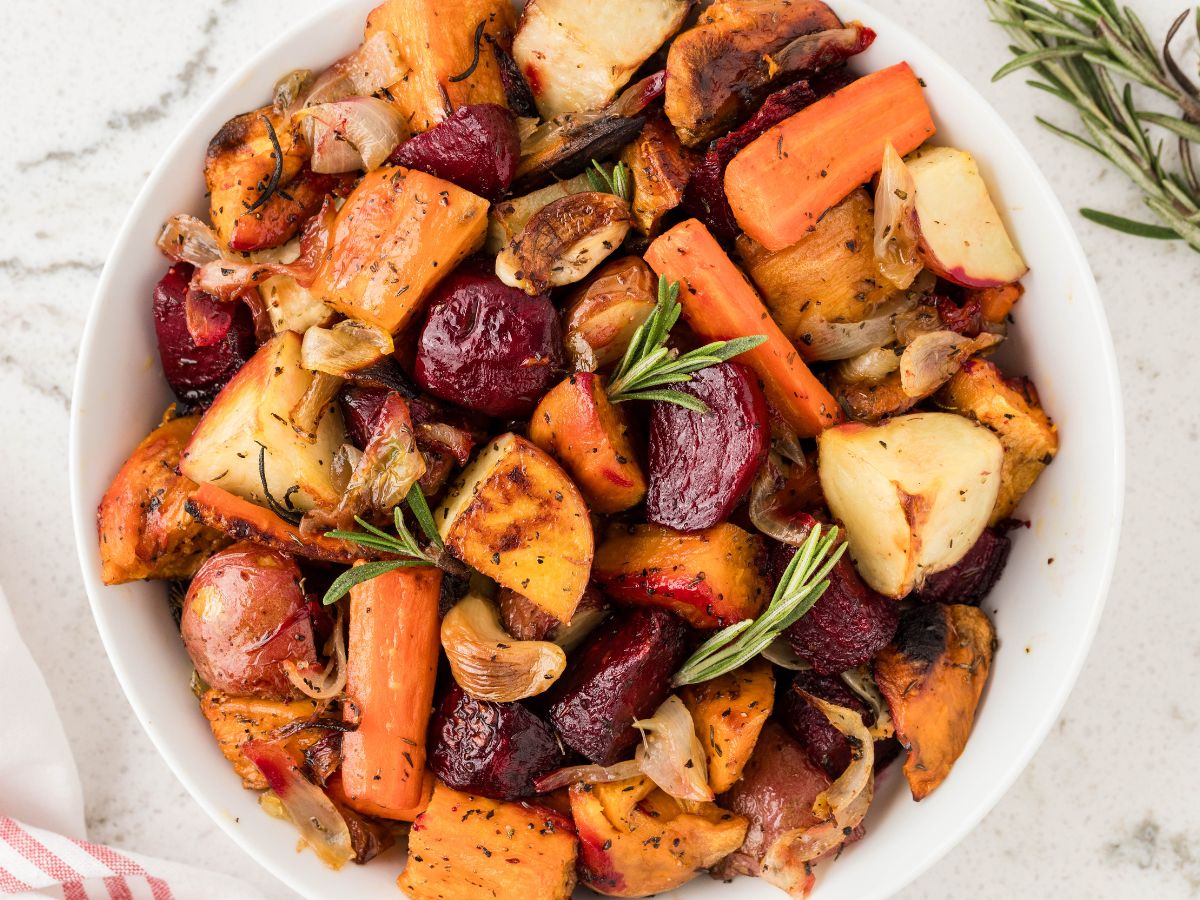 Oven Roasted Root Vegetables Recipe - Together as Family