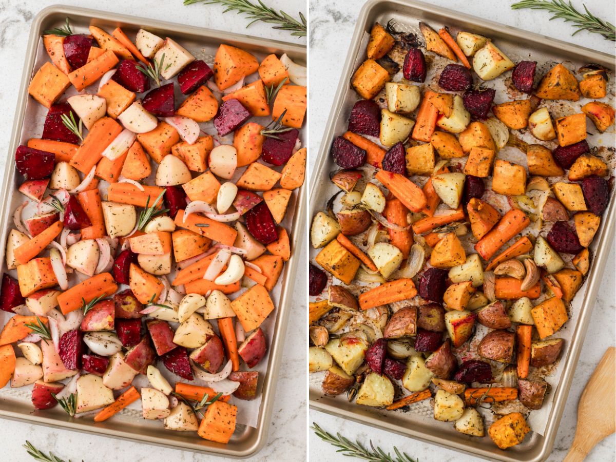 Oven Roasted Root Vegetables Recipe - Together as Family