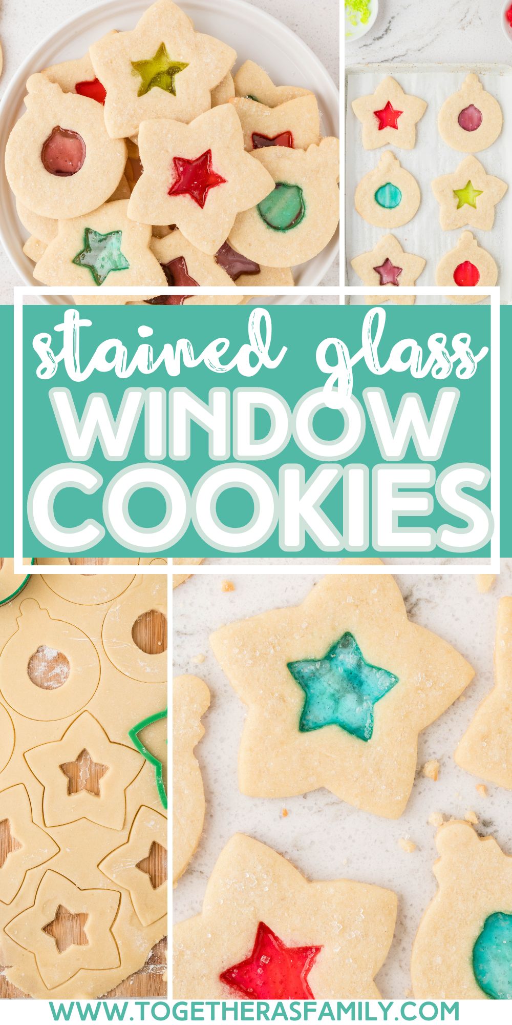 Stained Glass Window Cookies - Together as Family