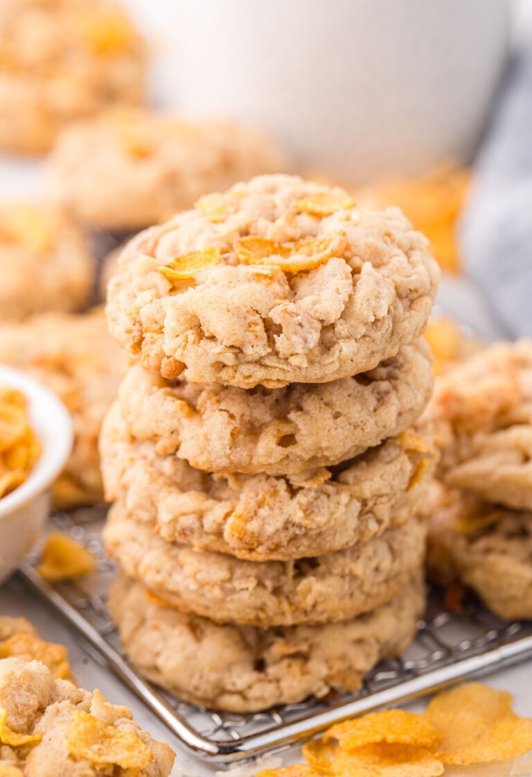 Best Easy Chewy Cornflake Cookies - Together as Family