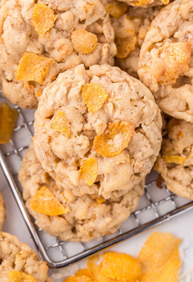Best Easy Chewy Cornflake Cookies - Together as Family