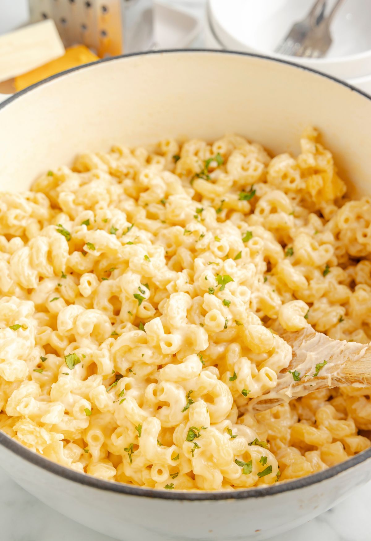 One Pot Mac and Cheese (Homemade Stovetop Recipe) - Together as Family