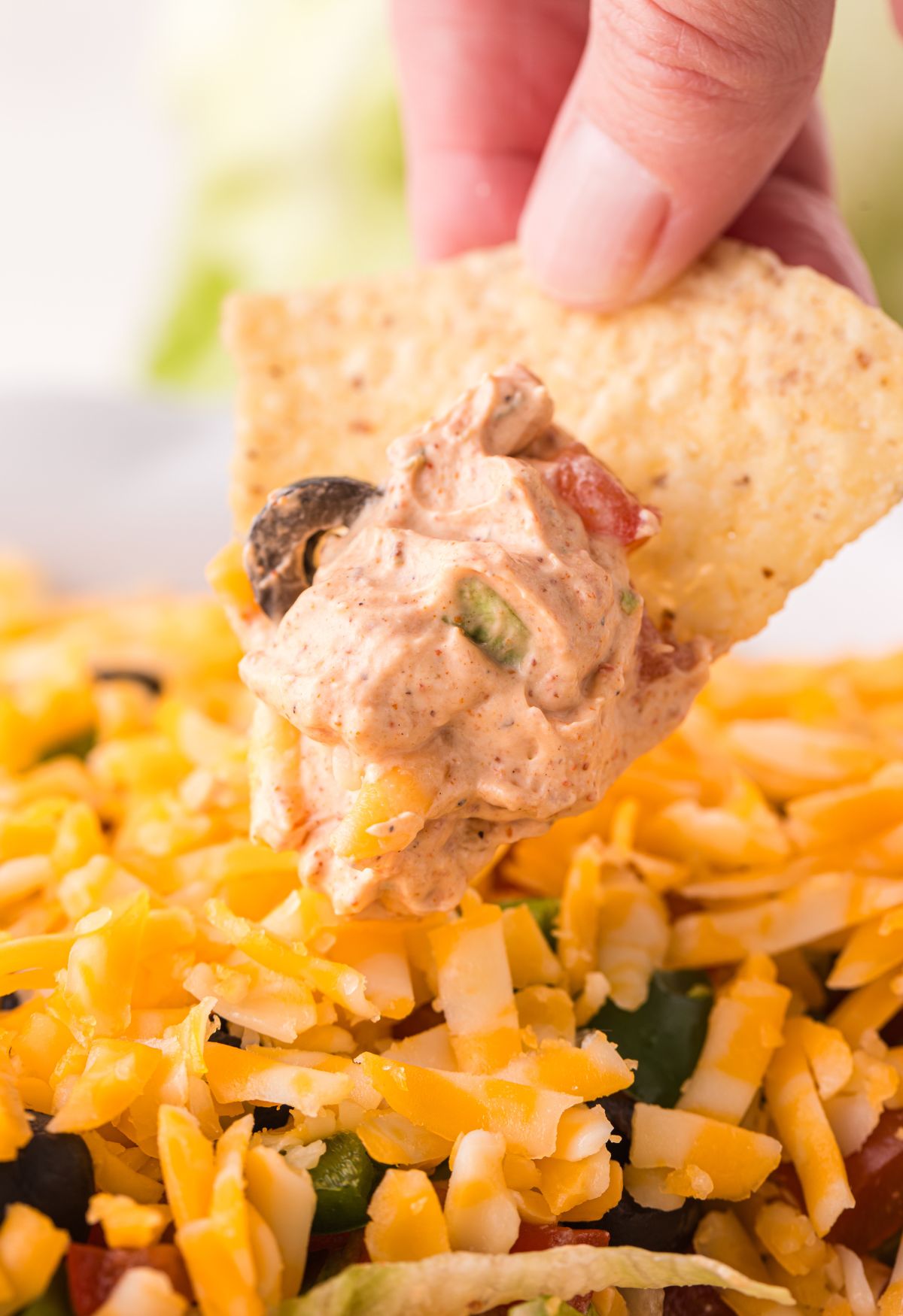 Layered Taco Dip - Together as Family