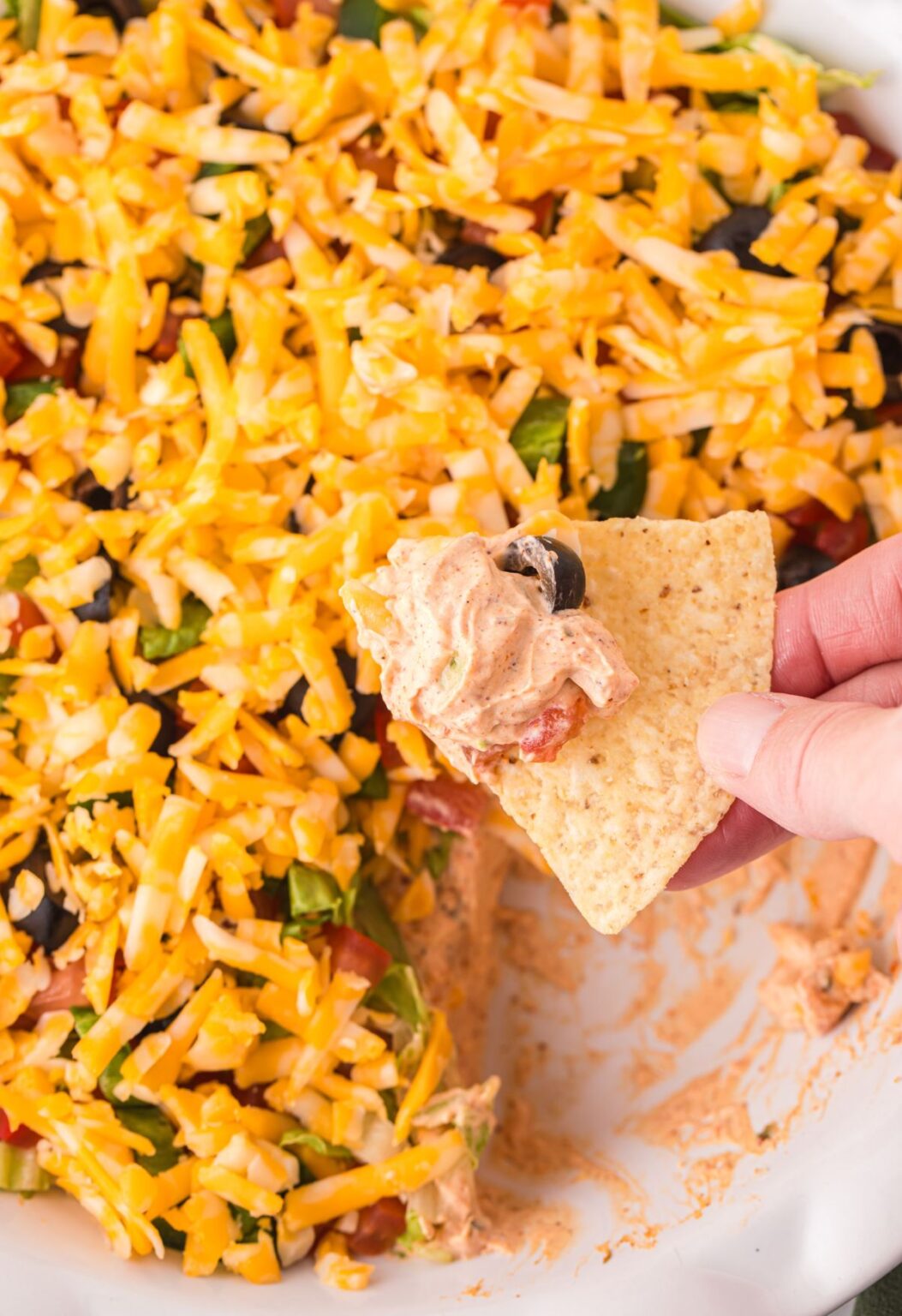 Layered Taco Dip - Together as Family