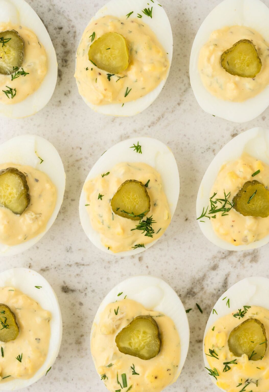 BEST Dill Pickle Deviled Eggs Recipe - Together as Family